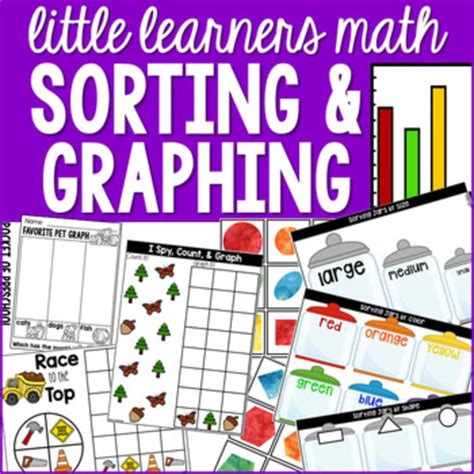 Graphing And Sorting For Preschool Pre K And Kindergarten Tpt