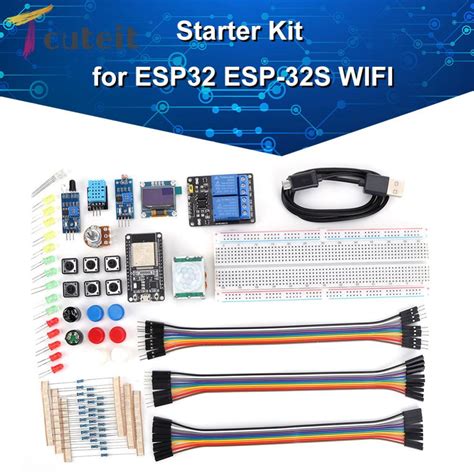 ชุดบอร์ดทดลอง esp32 esp 32s wifi i ot พร้อมกล่องเก็บ shopee thailand