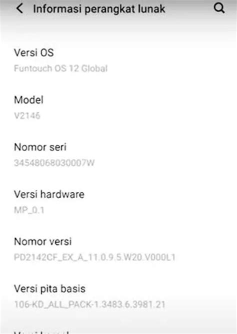 Cara Cek Tipe Hp Vivo Sekali Lihat Langsung Tau Kawangadget Com