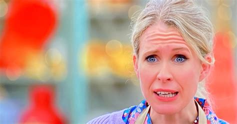Great Celebrity Bake Off Lucy Beaumont Serves