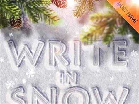1702285 Snow Writing Photoshop Actions For Winter Time 9442971 Freepsdvn