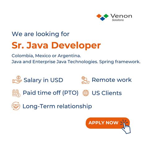 Venonsolutions Javadeveloper Remotework Techcareers Wearehiring Venon Solutions