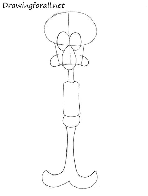 How To Draw Squidward