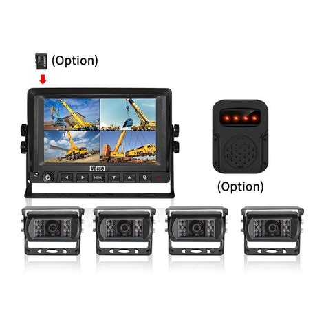 Ai Intelligent Pedestrian Detection Camera System With Ai Monitor For