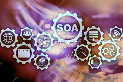 Premium Photo Soa Business Model And Information Technology Concept