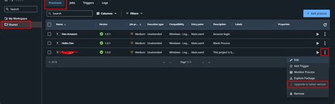 Orchestrator Trigger Starts Old Process Instead Of The Updated Version