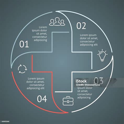 벡터 플러스 선형 인포 그래픽 의료 다이어그램 의료 그래프 병원 프리젠 테이션 다이어그램에 대한 스톡 벡터 아트 및 기타 이미지 다이어그램 더하기 기호 1 Istock
