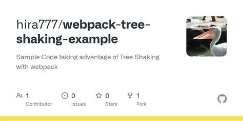 github hira777 webpack tree shaking example sample code taking