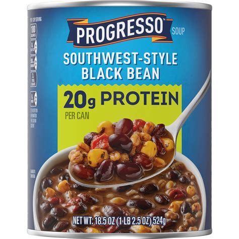 Progresso Protein Southwest Style Black Bean Soup Shop Soups Chili At H E B
