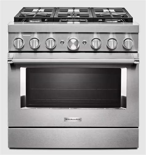 Kitchenaid Kfdc506jss 36 Smart Dual Fuel Range Castle Kitchens