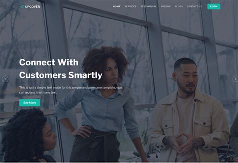 Upcover Svelte Js Business Landing Page Template