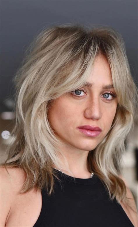 40 Cool Medium Length Haircuts With Bangs To Try Now