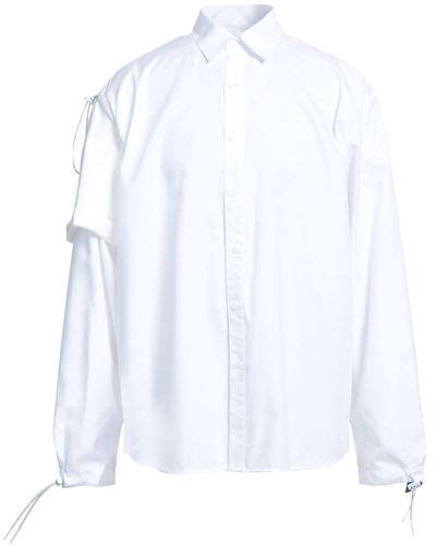 White Ader Error Shirts For Men Lyst