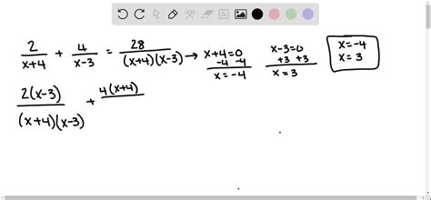 Solved The Following Rational Equation Has Denominators That Contain