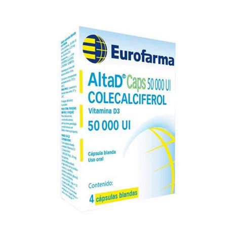 Alta D 50 000 Ui Colecalciferol Caja X 4 Caps