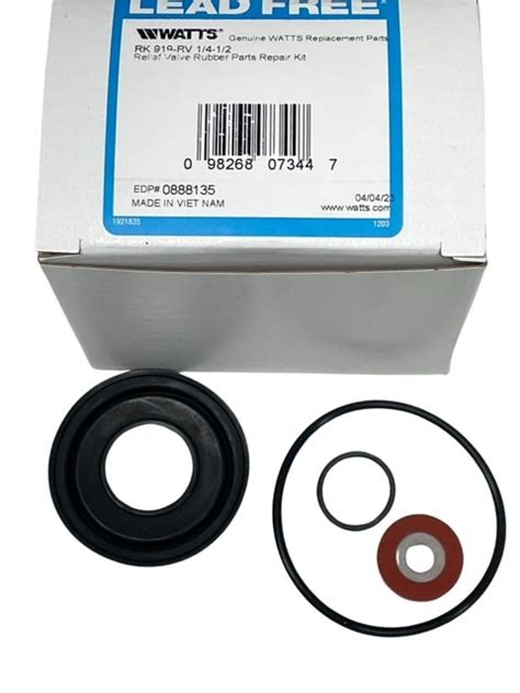 Watts 919 Lf919 1 4 1 2 Repair Kit Options Backflow Supply