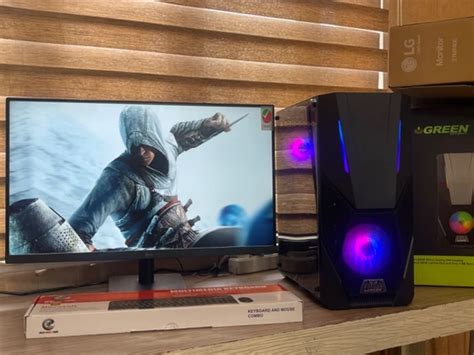 خرید و قیمت کامپیوتر نسل10 Cori5 گیمینگ طراحیrgb کد L55 با 10400 رم 16 گیگ گرافیک8گیگ هارد2ترا