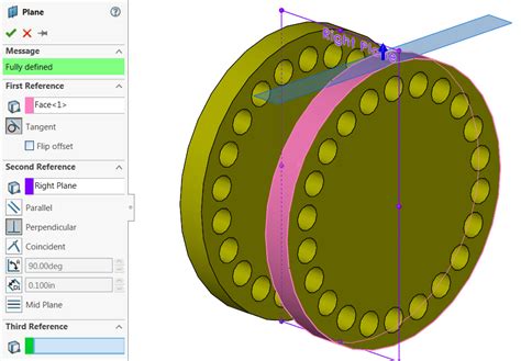 Solidworks Basics Of Reference Geometry