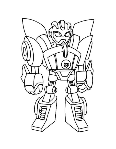 Bumblebee Prime Transformers Coloring Pages