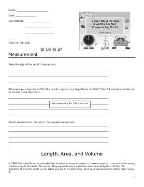 Solved Name Lab Partner Lab Section Date Pre Laboratory Doc Template PdfFiller