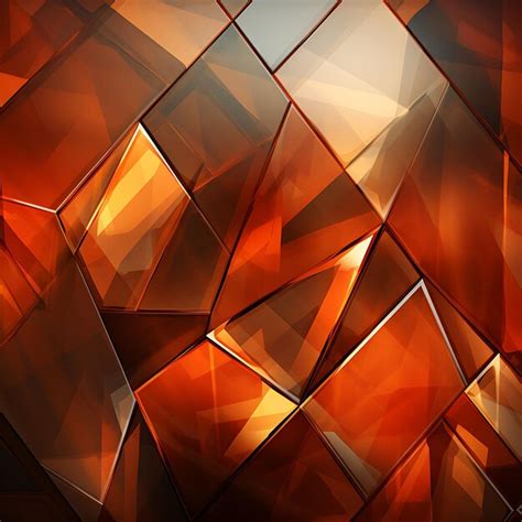 Premium Photo Background Of Angular Parallelograms Shapes Reflective Copper Material Int