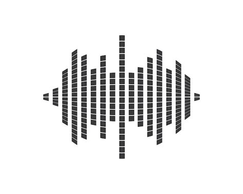Sound Waves Vector Illustration Premium Vector