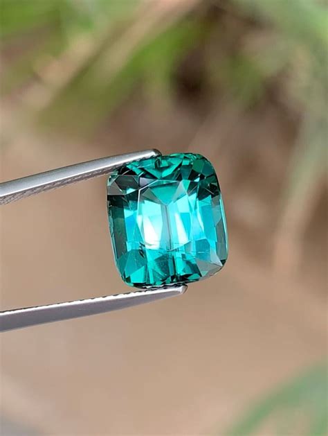 Blue Tourmaline Super Glowing Natural Bluish Green Tourmaline From
