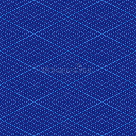 Isometric Grid Paper Seamless Pattern Square Grid Background Stock Vector Illustration Of