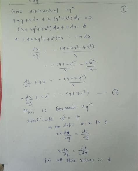 [solved] compute for the value of constant c by solving the given de