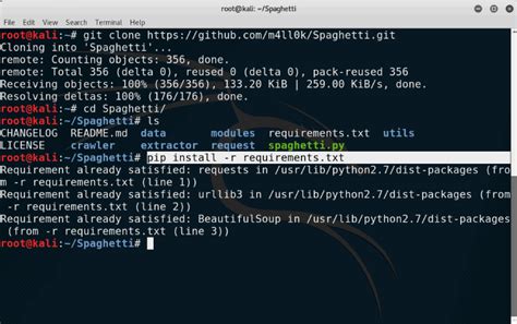 Web Application Security Scanner In Kali Linux Spaghetti Artofit