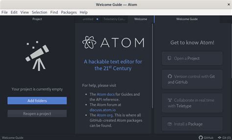 How To Install Atom Text Editor On Debian 10 LinuxWays