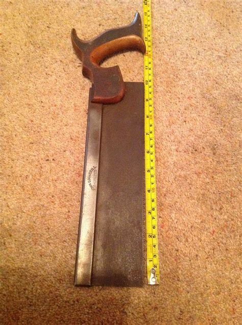 Vintage Tenon Saw By John Cockerill Old Tool 1778889878