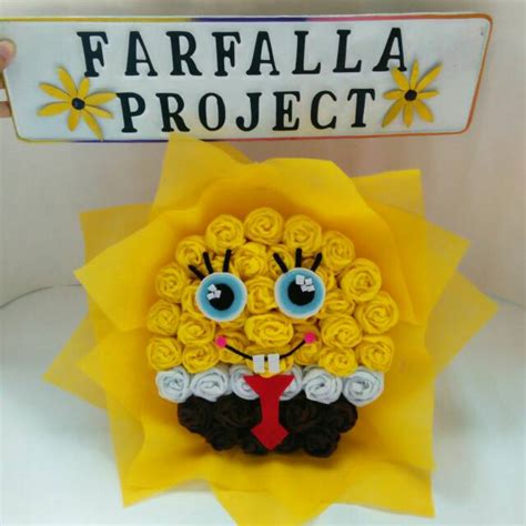Jual Buket Karakter Spongebob Buket Wisuda Diameter 15cm Shopee Indonesia