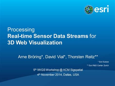 Processing Real Time Sensor Data Streams For 3d Web Visualization Ppt