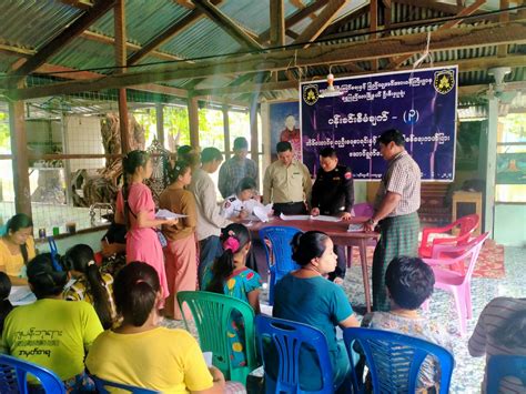 ရွှေပြည်သာမြို့နယ်၌ ပန်းခင်းစီမံချက် ၃ ဖြင့် ယာယီ‌ရွှေ့ပြောင်းနေထိုင်သူများအား အိမ်ထောင