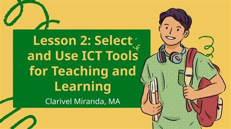 Lesson 2 Select And Use Ict Tools For Teaching And Learning Pptx