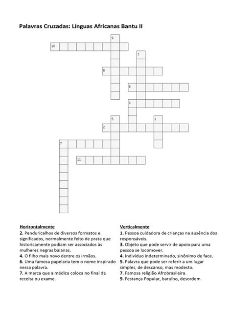 Palavras Cruzadas Língas Batu Ii Pdf