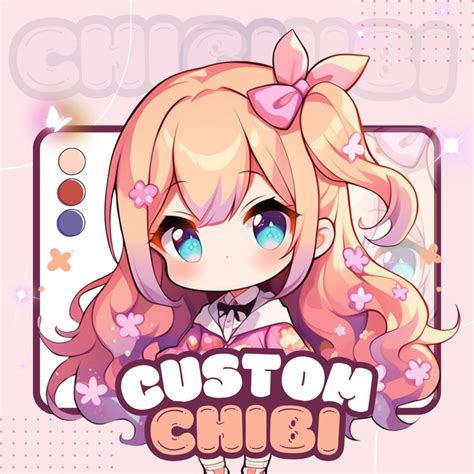 Personalized Chibi Anime Unique Chibi Characters Adorable Chibi