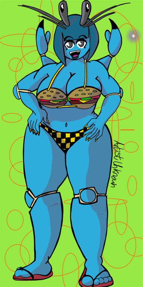 Rule 34 Big Breasts Bikini Bug Girl Busty Monster Girl Solo Solo Female Solo Focus Thick