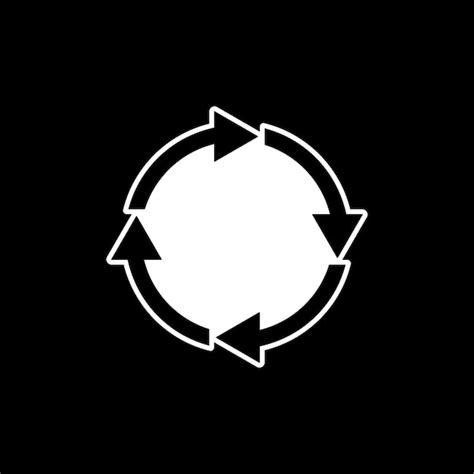 Premium Vector Recycle Symbol Vector Illustration Icon