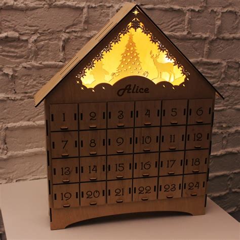 Empty Advent Calendar To Fill Etsy