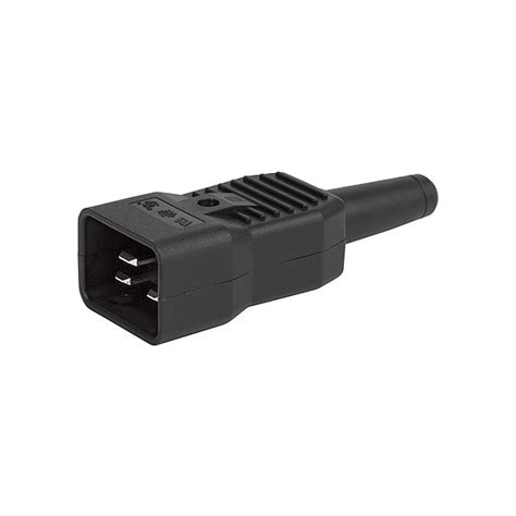 Schurter IEC Plug I Cord Connector Rewireable Straight Cable Suppliers Networking Audio