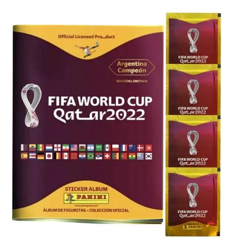 Figuritas Mundial Qatar 2022 Panini Album 100 Sobres Fs En Venta En