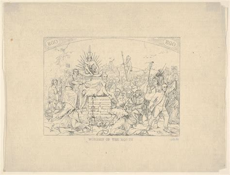 Adalbert John Volck Worship Of The North From Confederate War