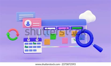 3d Scrum Concept Agile Project Management Stock Illustration 2375872593