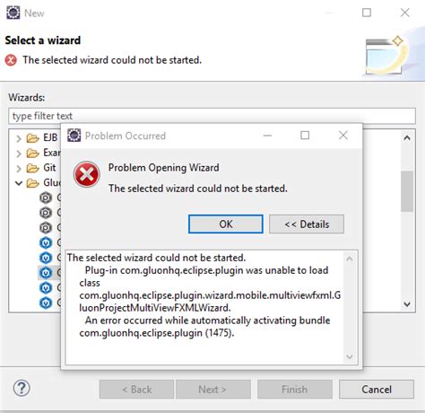 Eclipse Plugin Fails With Buildship 3 0 Issue 19 Gluonhq Ide