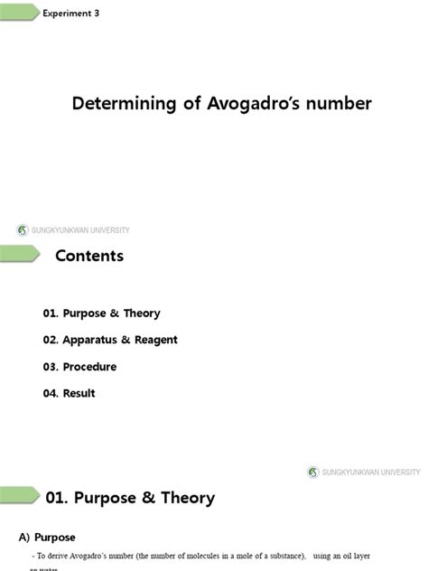실험3 Determining Avogadros Number Pdf Mole Unit Molecules