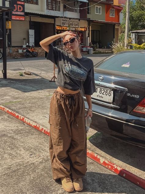 유랜 소프 프론트 사선 벌룬 카고팬츠