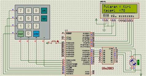 Pengendali Motor Stepper Dengan Keypad Suparno Com