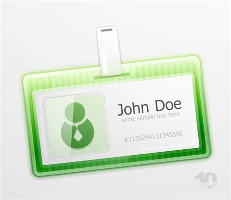 Premium Vector Vector Identification Badge